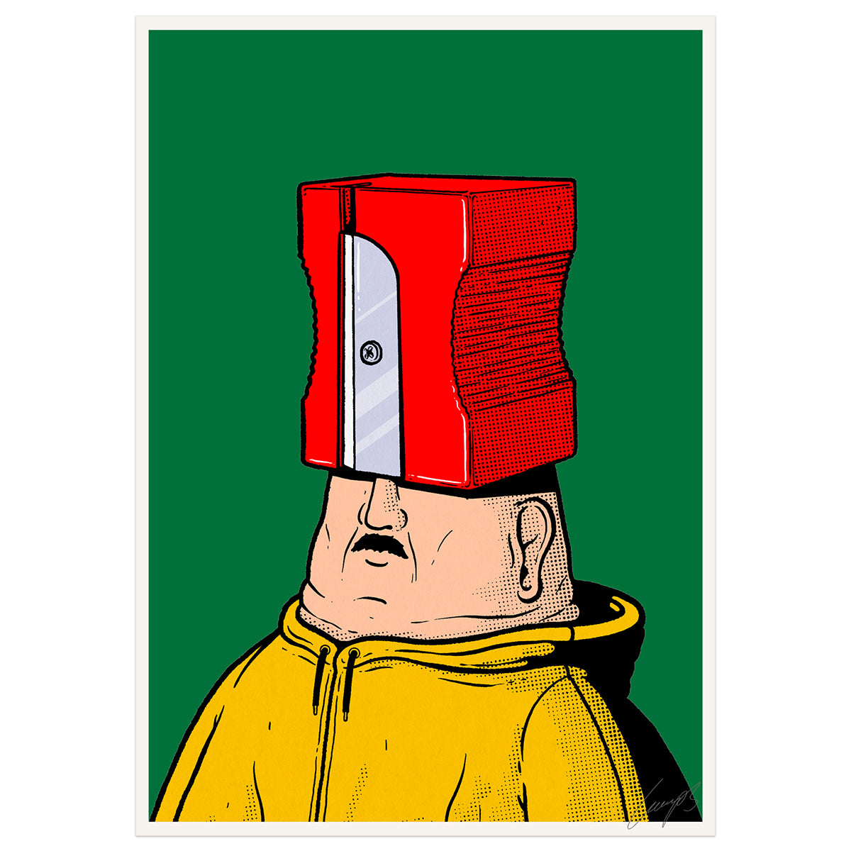 "Lead Head" Print – Limited Edition by Sam Drew – Lumps